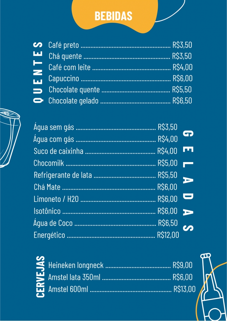 Cardápio Restaurante e Lanchonete - Fundação CELEPAR